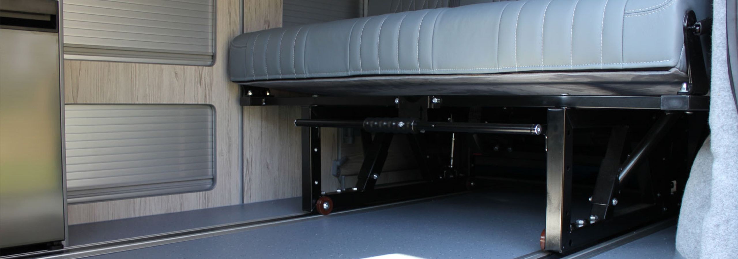 Introducing the all-new RIB bed on rail system